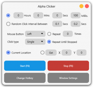 AlphaClicker - An Auto Clicker with Modern UI - TinyTask